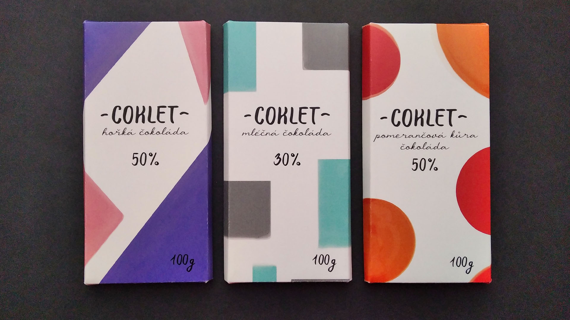 COKLET obal na čokoládu - Showcase FMK UTB : Showcase FMK UTB