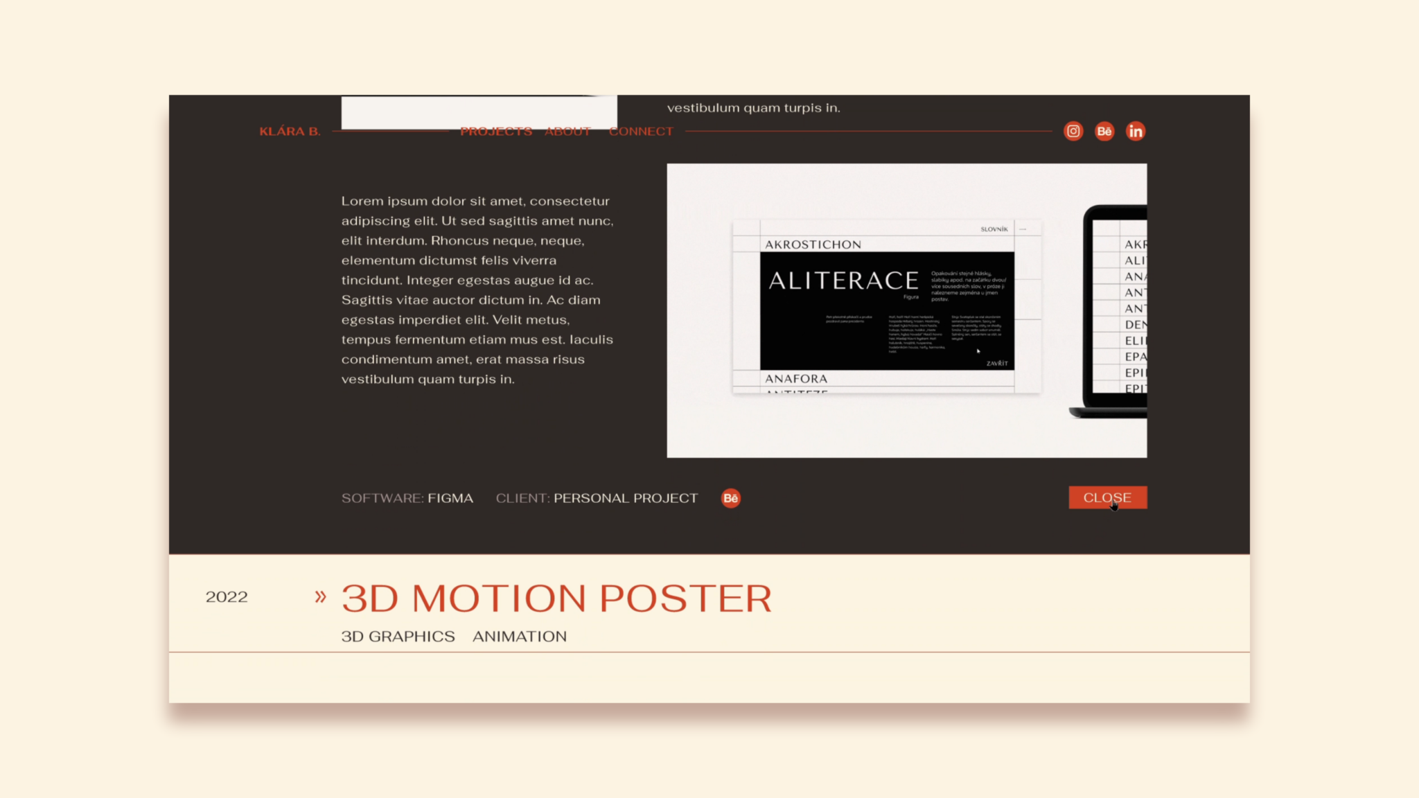 Osobní portfolio - Showcase FMK UTB : Showcase FMK UTB