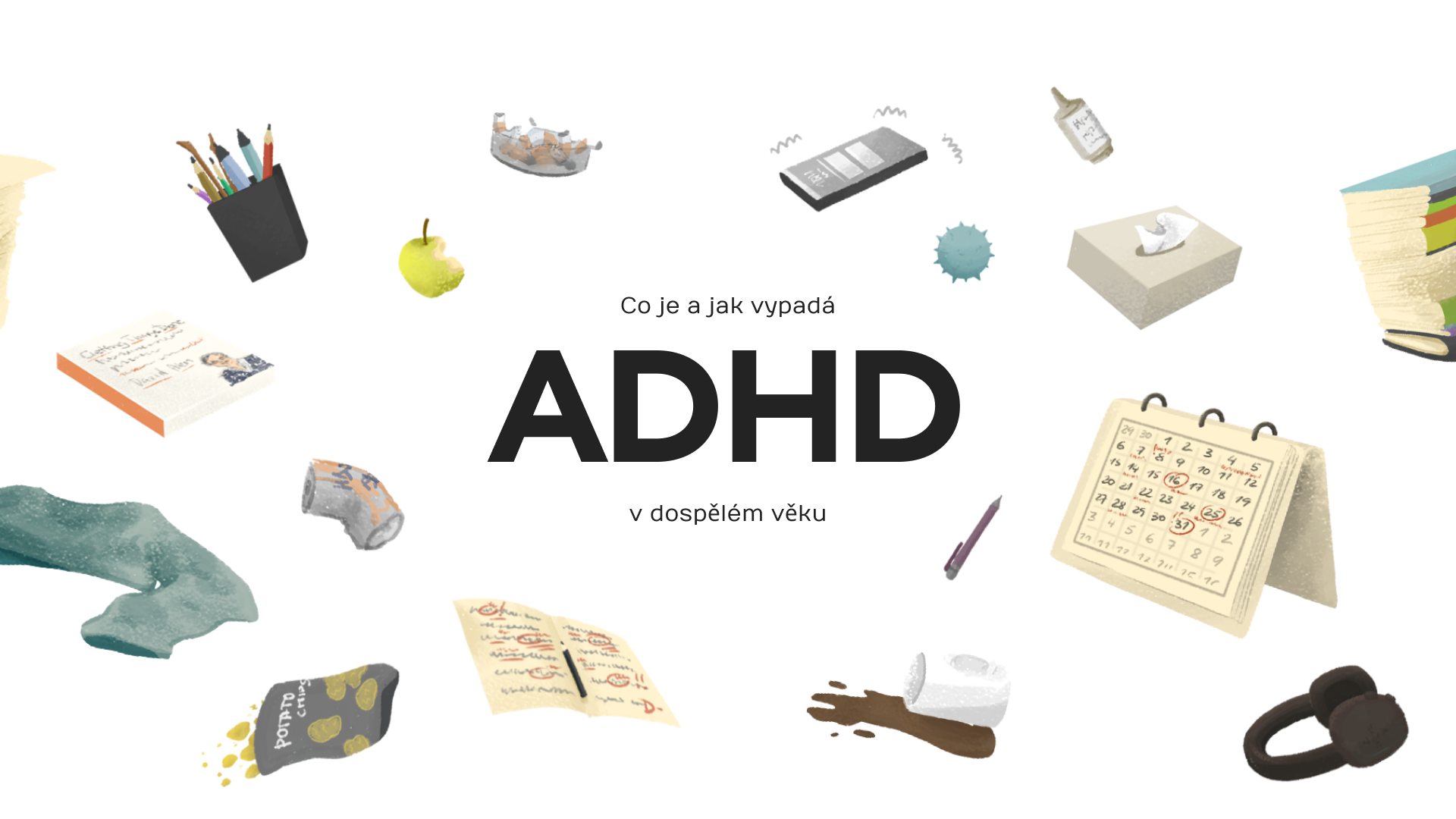 ADHD illustrations - Showcase FMK UTB : Showcase FMK UTB