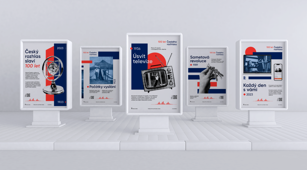 Posters for the 100th anniversary of Czech Radio - Showcase FMK UTB ...