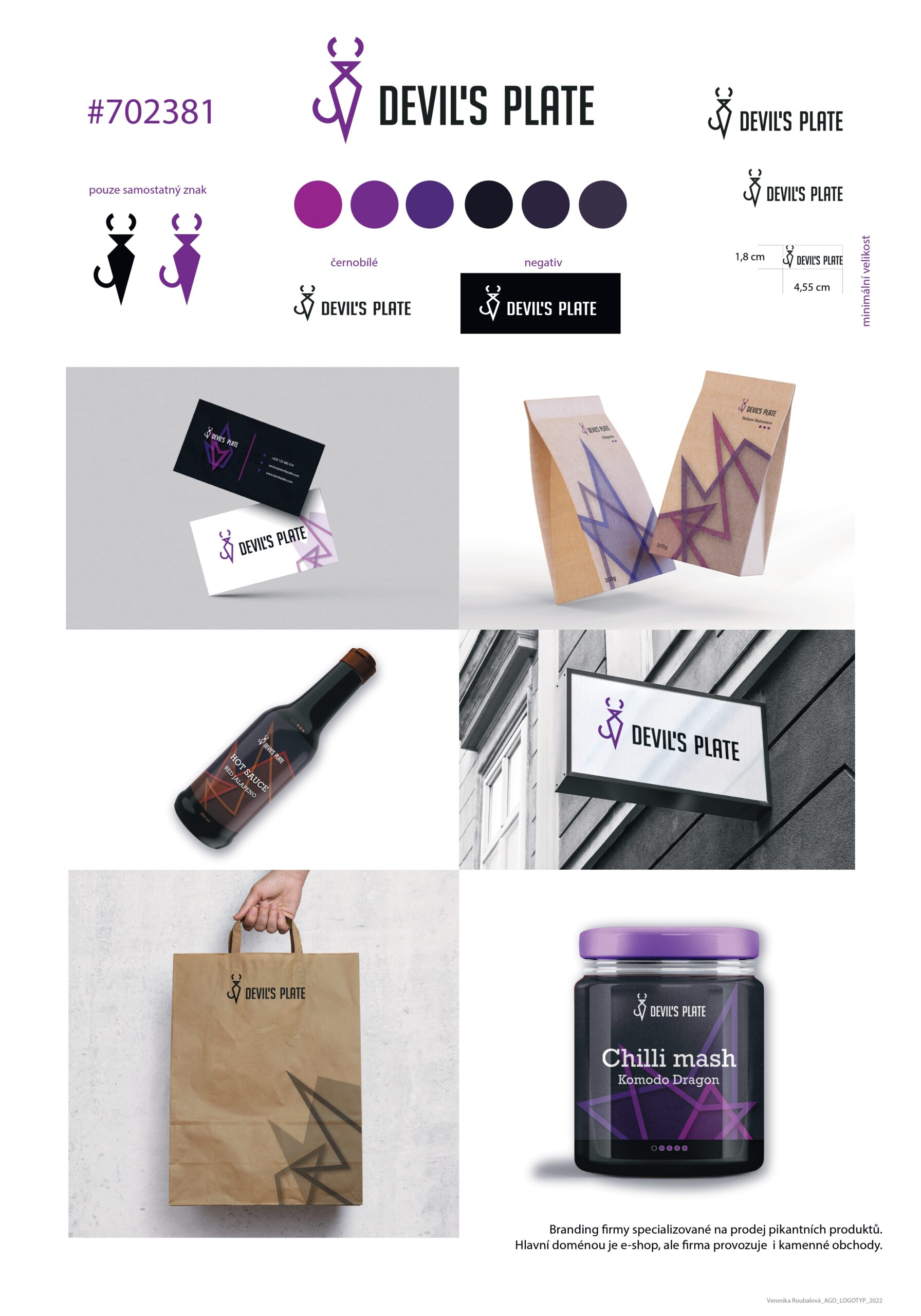 Devil's plate - branding - Showcase FMK UTB : Showcase FMK UTB