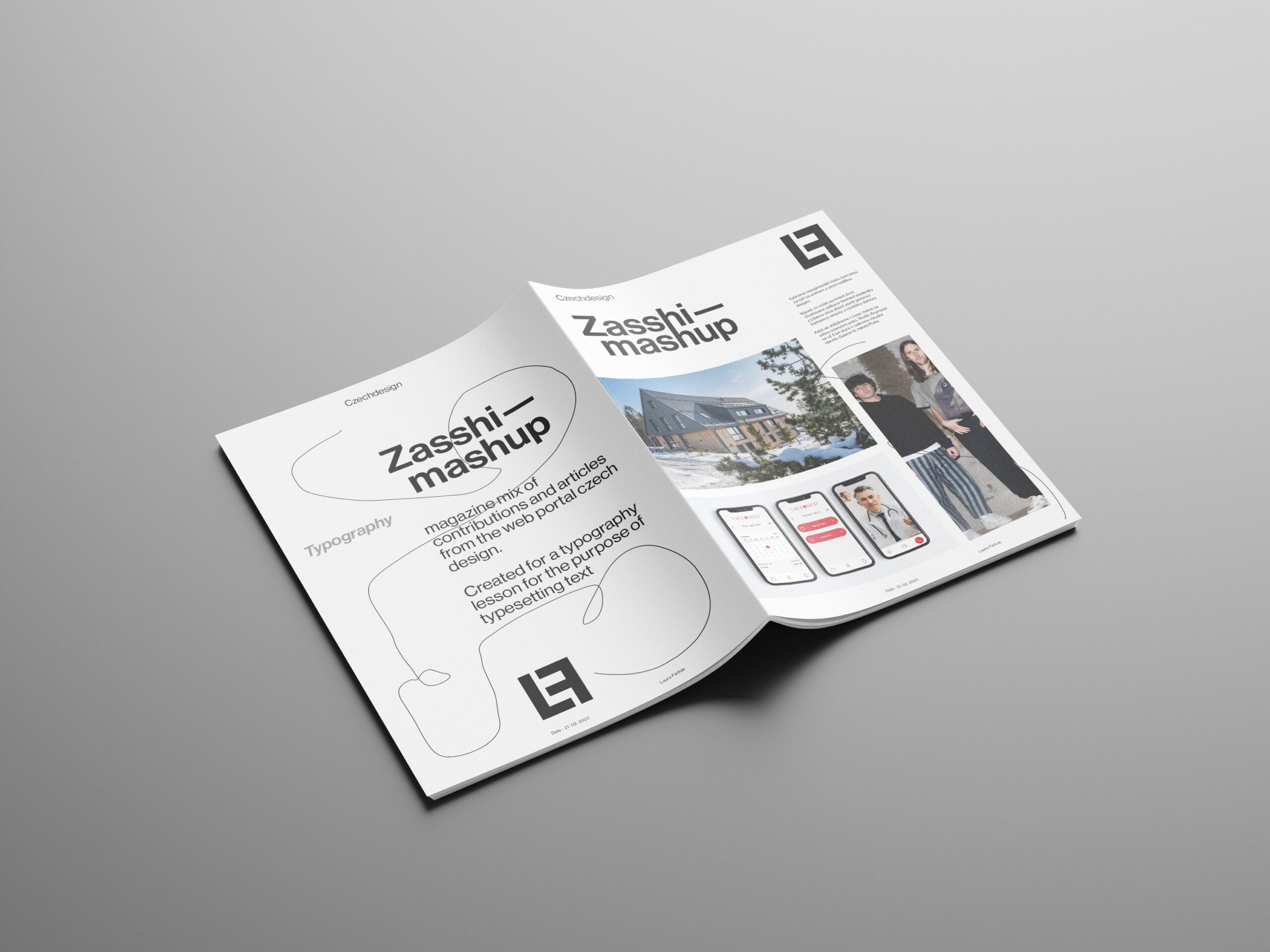 Zasshi mashup: design časopisu - Showcase FMK UTB : Showcase FMK UTB