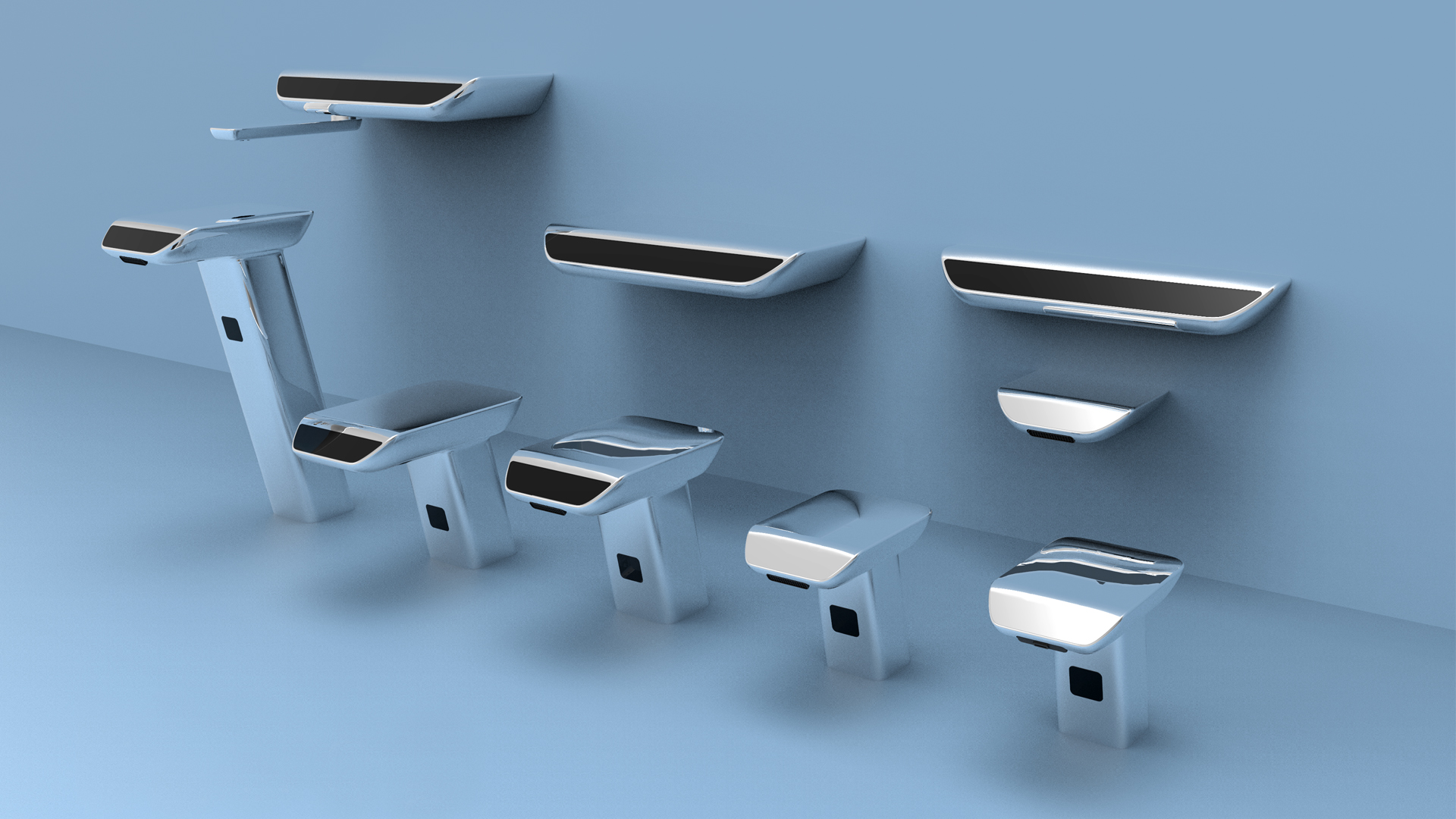 Ténso - product line of sensor faucets - Showcase FMK UTB : Showcase ...