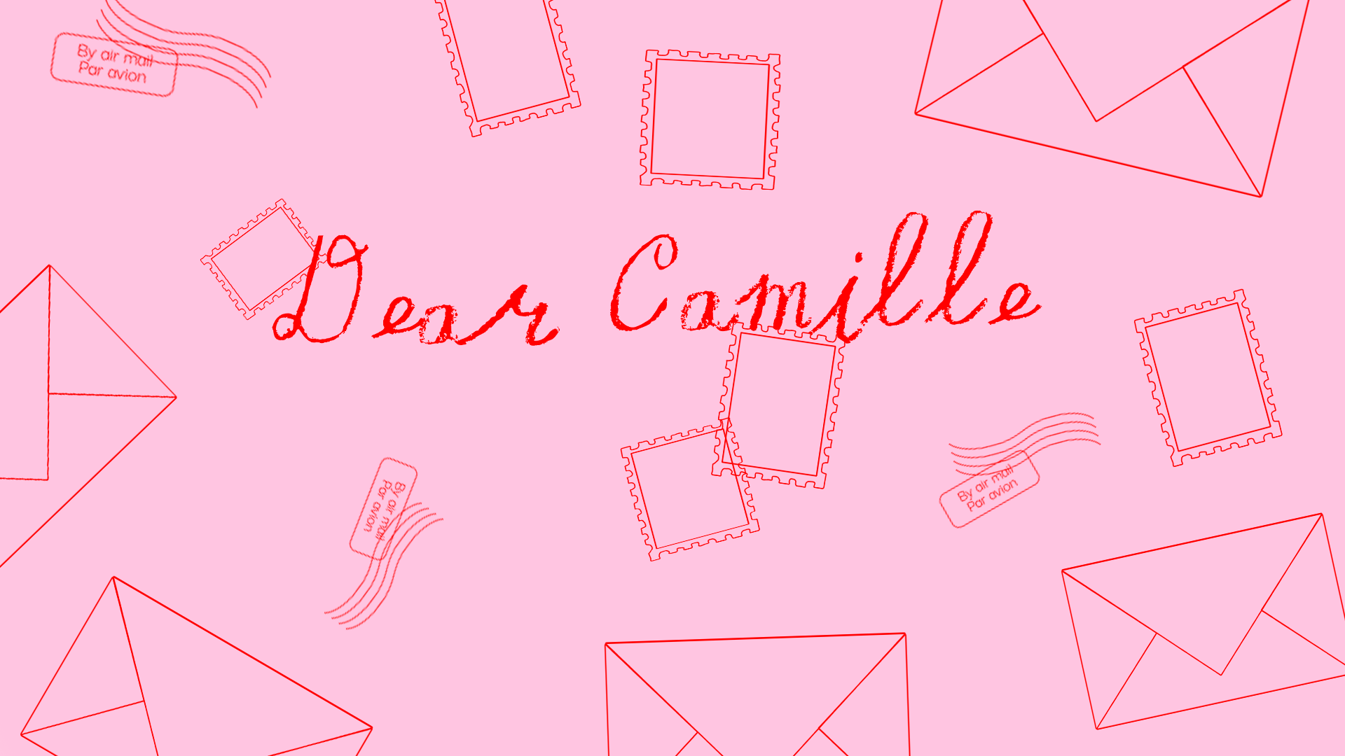 Dear Camille A Cursive Font - Showcase FMK UTB : Showcase FMK UTB