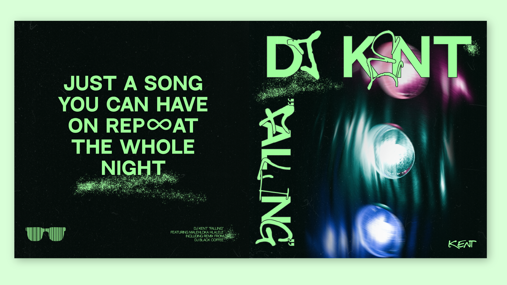 DJ Kent ''Falling'' Album Cover - Showcase FMK UTB : Showcase FMK UTB