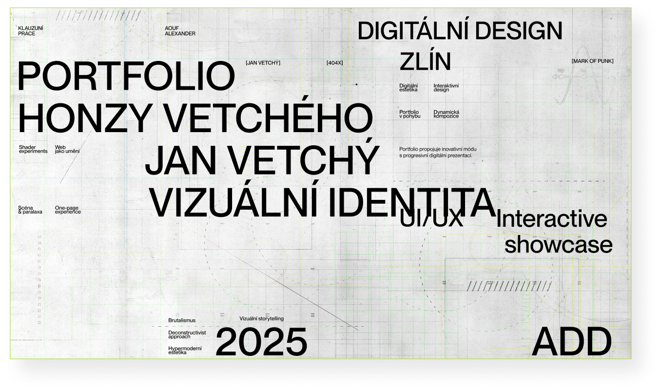 Digitální portfolio pro Honzu Vetchého - Showcase FMK UTB : Showcase ...
